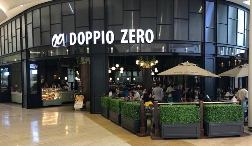 Doppio Zero Menu Prices South Africa - Updated 2026